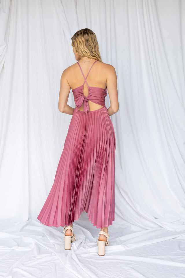 Stay Golden Midi Dress – Vestique