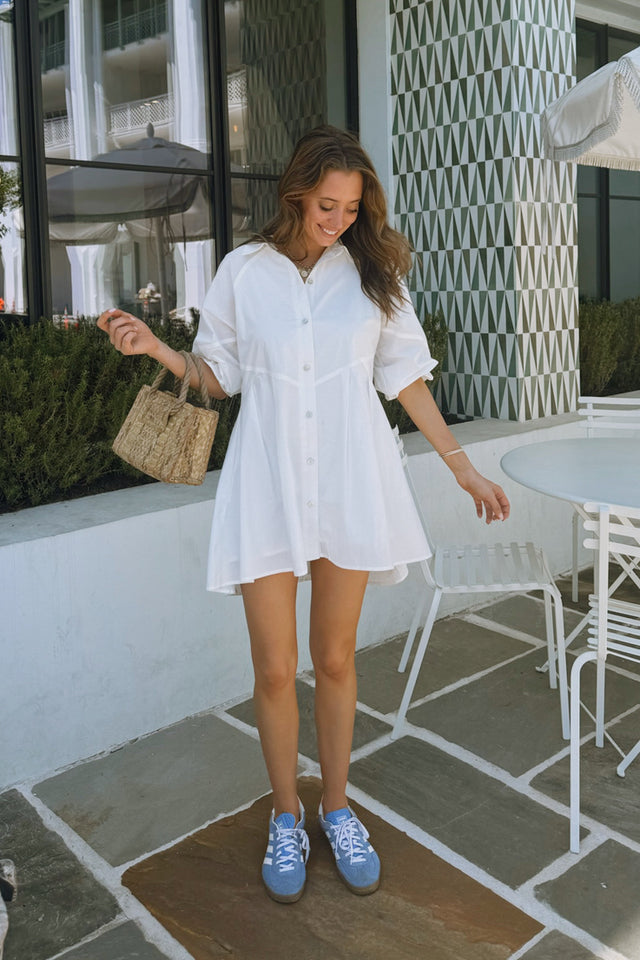 Crisp and Clean Dress – Vestique